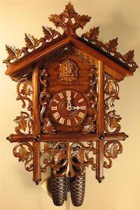 cuckoo-clock-rombach-haas-romba-leaves-and-vines-bahnhausle-black ...